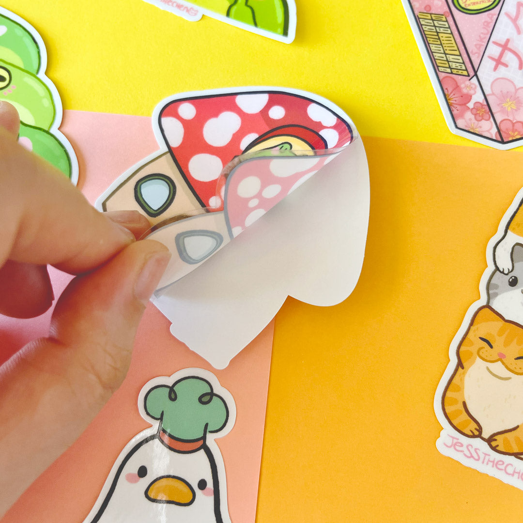 Vinyl Sticker – Capybara Stack – Jessthechen