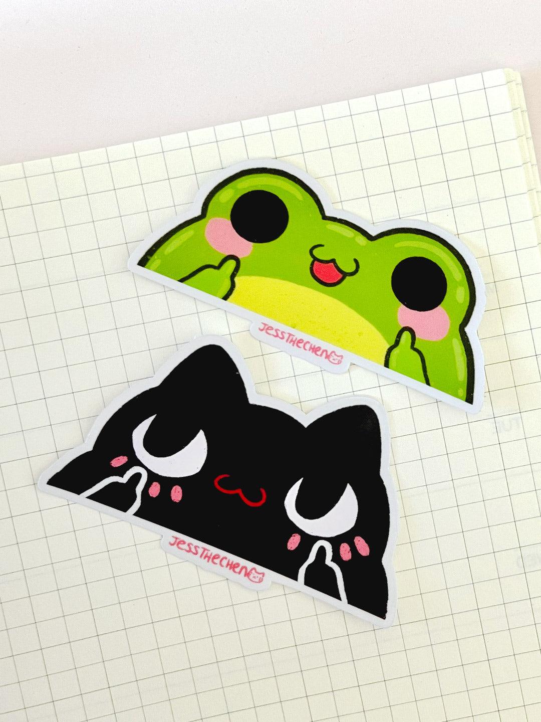 Vinyl Sticker – Heck You Pickles – Jessthechen