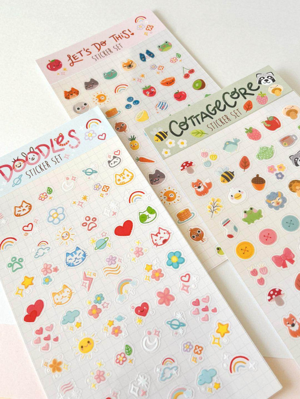 Stickers on Transparent Vinyl Sheet 90x160mm – Jessthechen