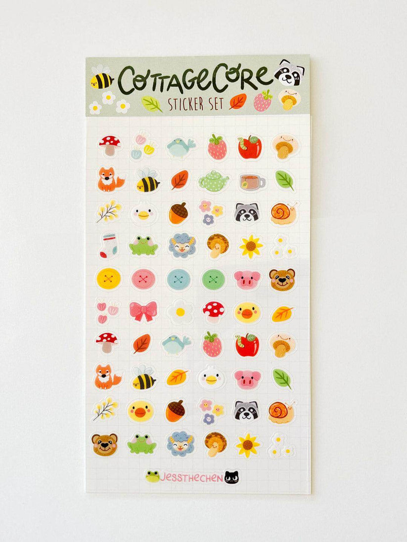 Cottagecore Planner & Calendar Stickers - 60 Tiny Designs – Jessthechen