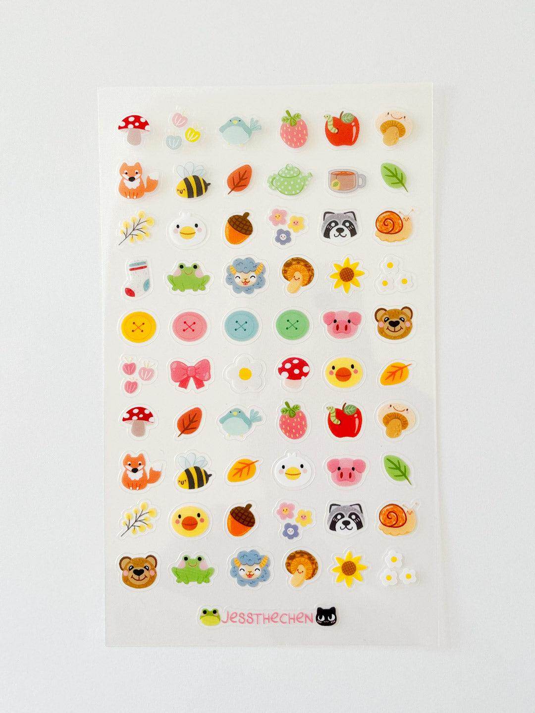 Cottagecore Planner & Calendar Stickers - 60 Tiny Designs – Jessthechen